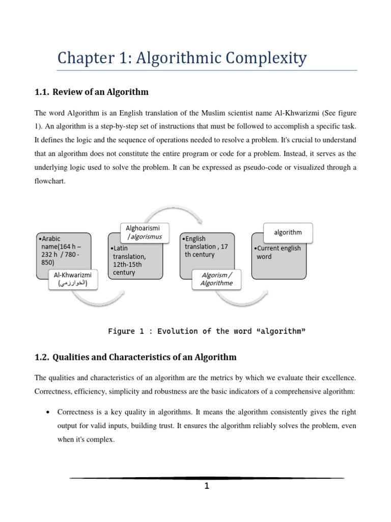 Ch1 Algorithmcomplexity Pdf Time Complexity Computational 3270