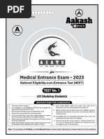 Aakash Test Series | PDF