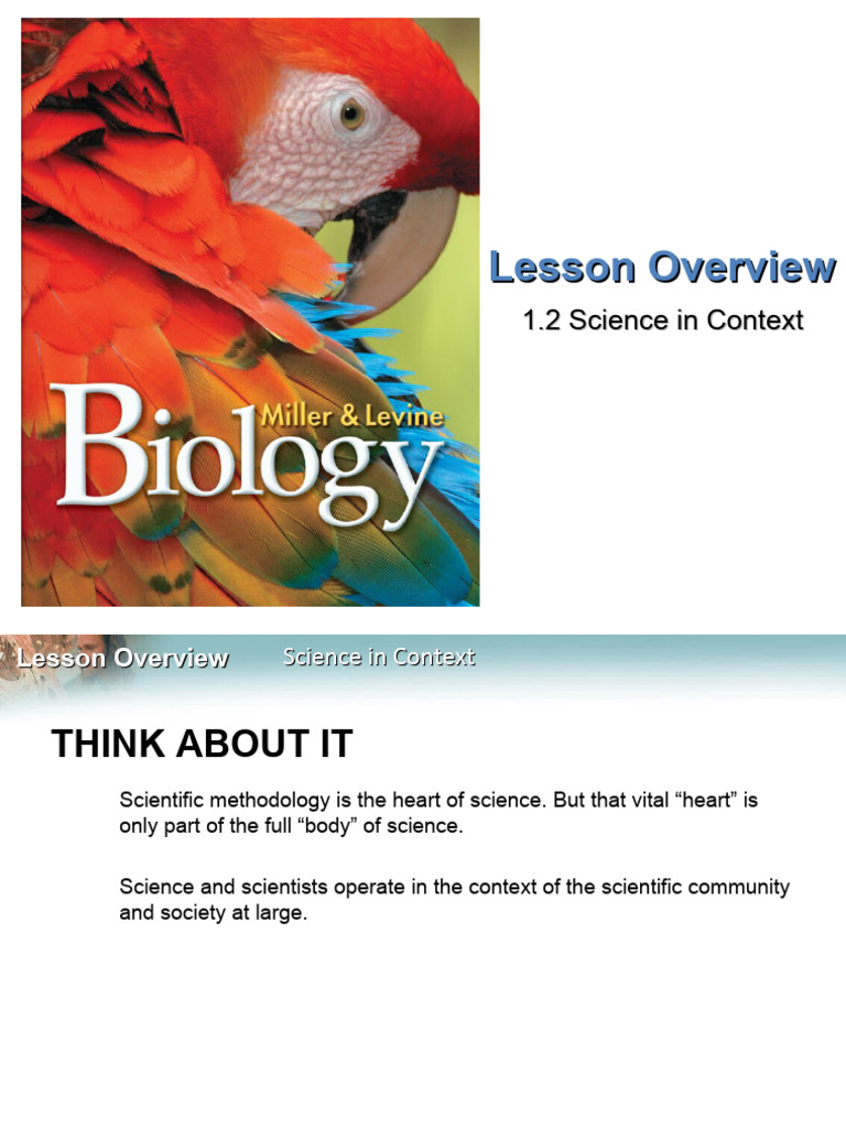 Ch1 Sect 2 Science in Context PPT 1 | PDF | Science | Hypothesis