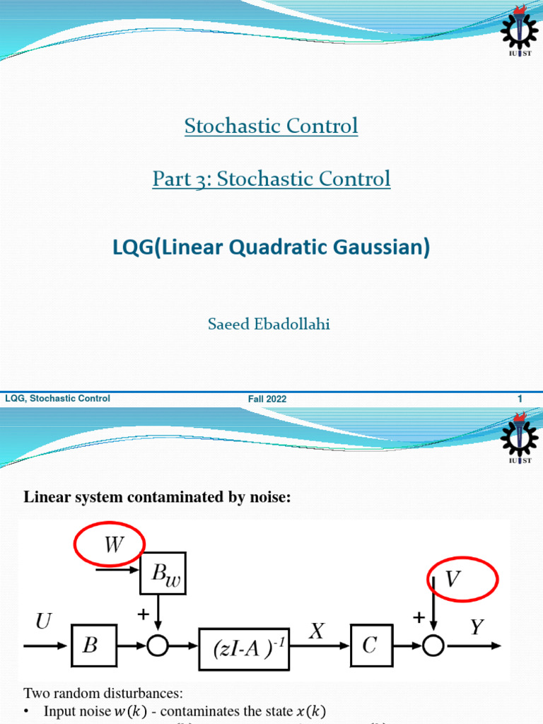 SC LQG | PDF | Statistical Theory | Mathematical Physics