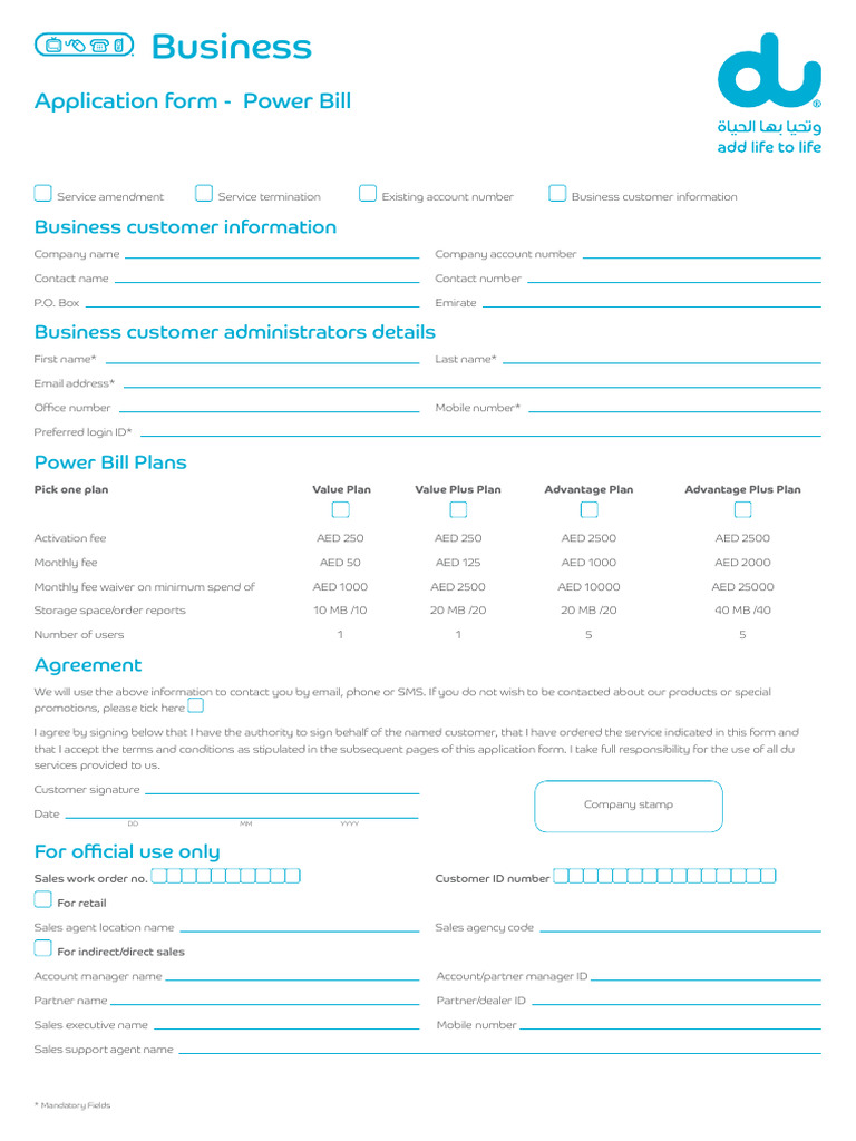 Power Bill App Form Re Do A4 e - Oct 24 | Download Free PDF | Legal ...