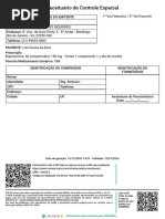 Receita de Prosoy 30mg para Dapoxetina | PDF