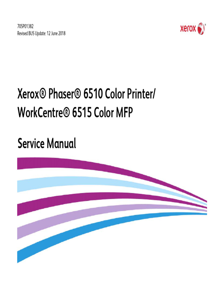 Xerox® Phaser® 6510 Color Printer/ Workcentre® 6515 Color MFP Service ...