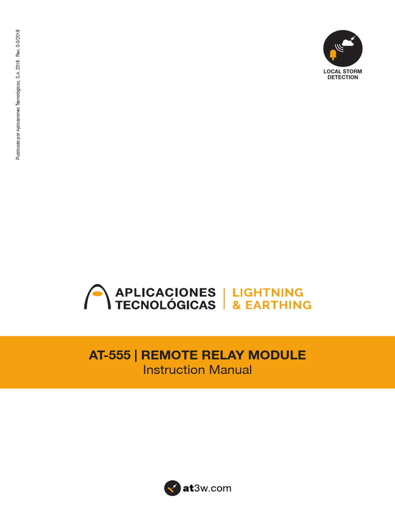 Manual Atstorm Relay Remote Module | PDF | Relay | Electrical Engineering