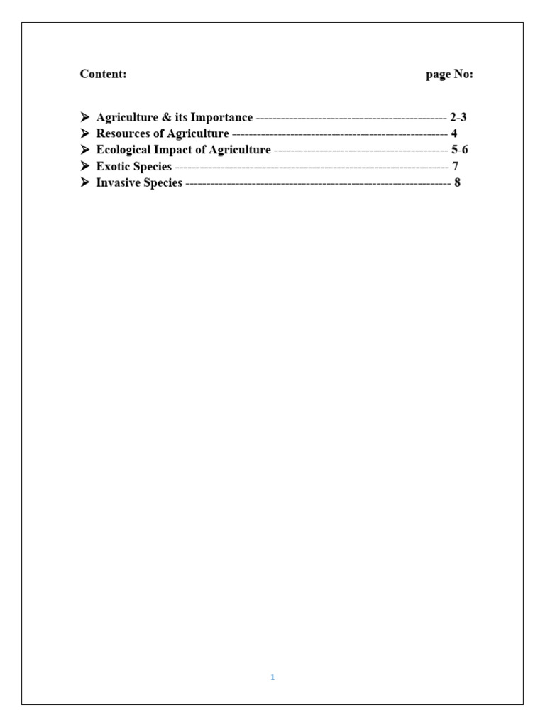 group 6 | PDF | Agriculture | Invasive Species