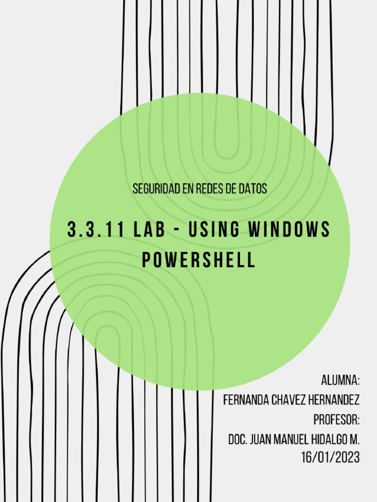 Comandos esenciales de PowerShell | PDF | Informática