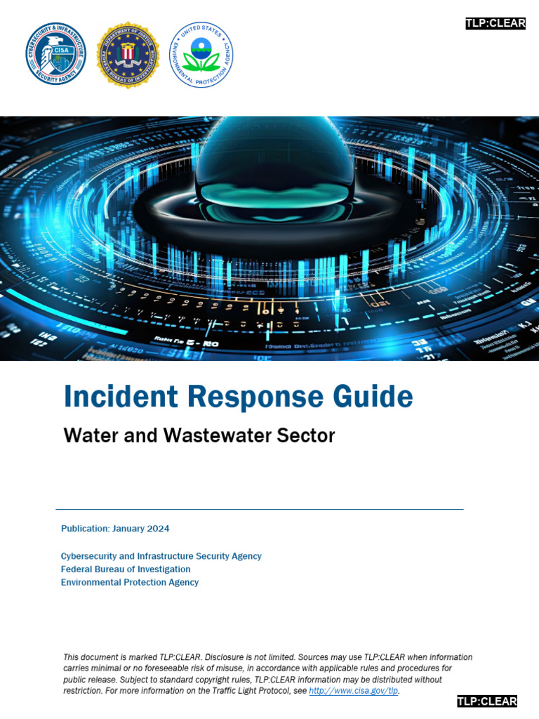 Incident Response Guide Water and Wastewater Sector | PDF | Security ...