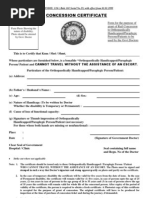 Railway Concession Certificate | PDF | Government And Personhood ...