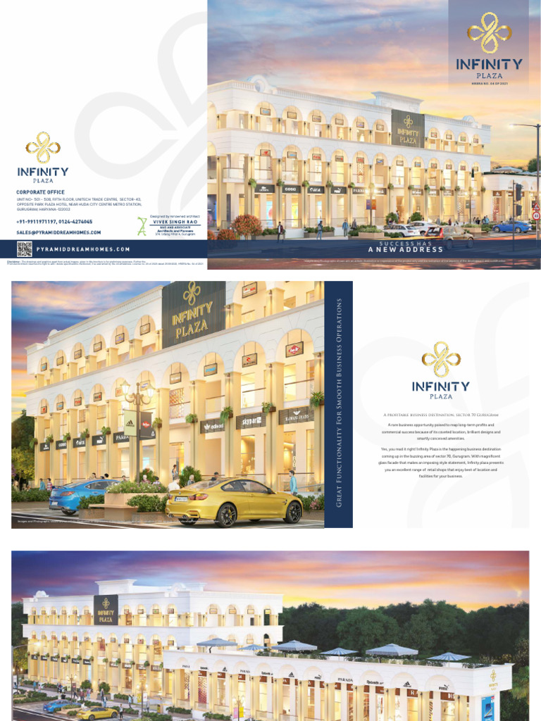 Infinity Plaza: Commercial Hub in Gurgaon | PDF