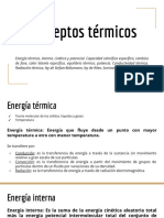 Mapa Mental de Energía Térmica, Calor y Temperatura | PDF