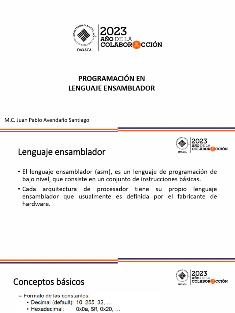 Instrucciones Lenguaje Ensamblador | PDF | Lenguaje ensamblador | Poco