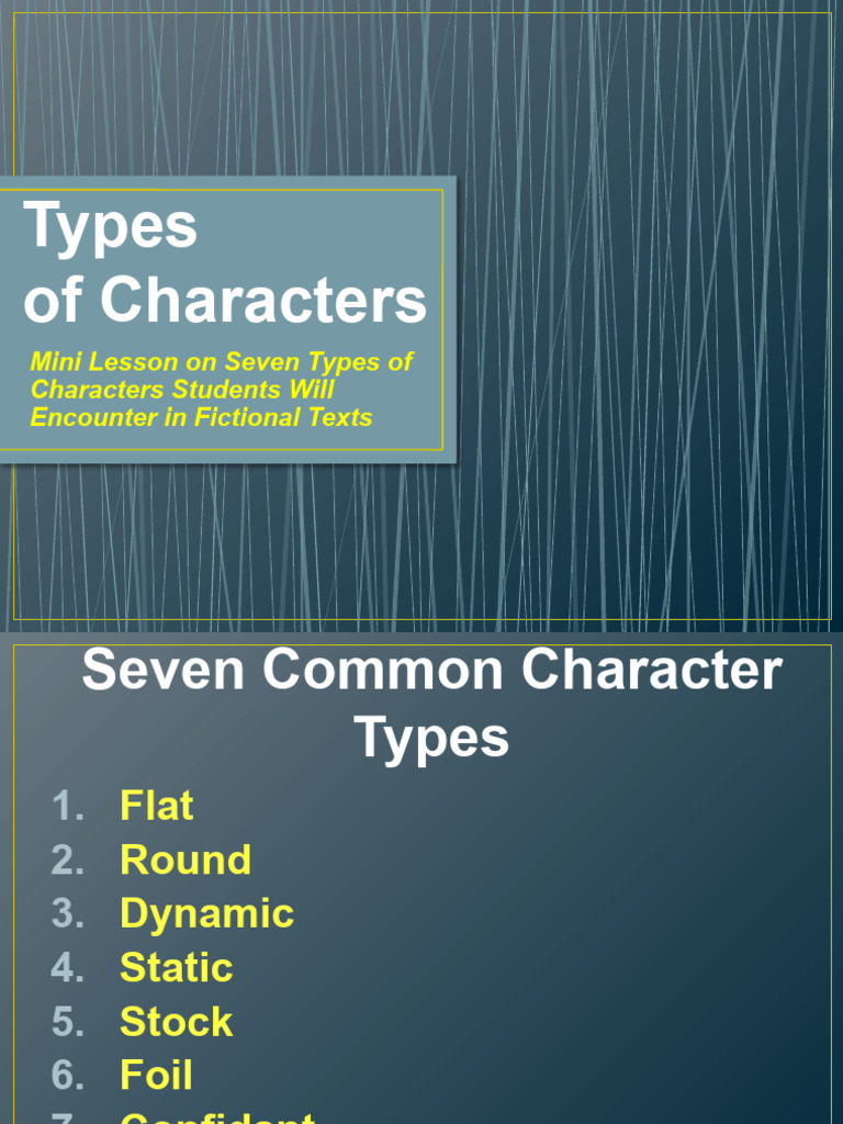 Understanding Character Types in Fiction | PDF | Dorothy Gale
