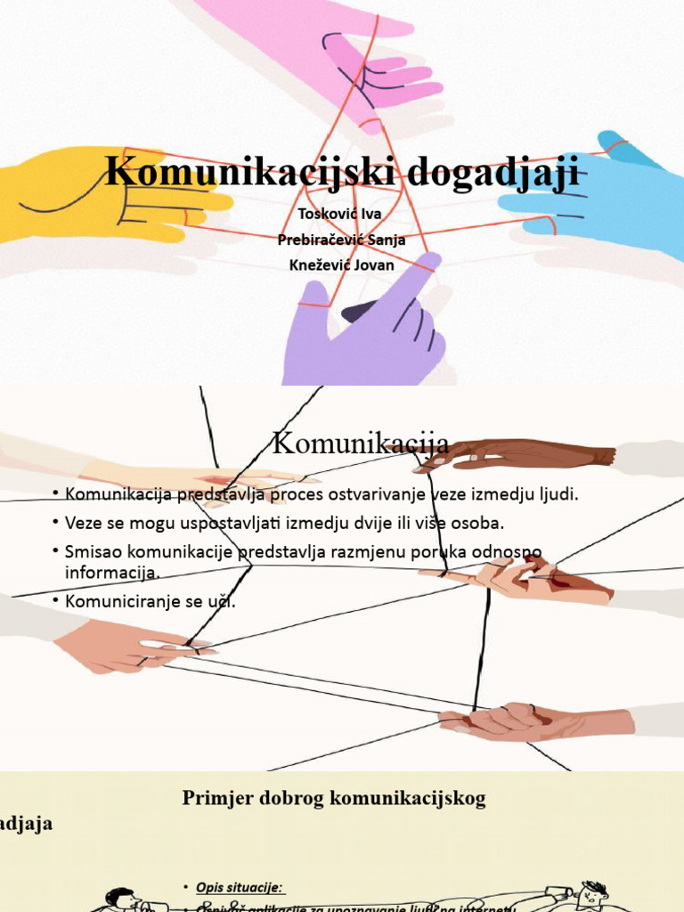 Komunikacijski Dogadjaji | PDF