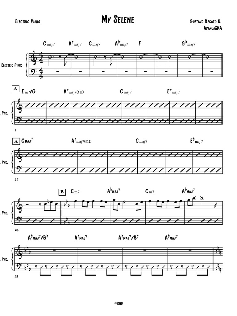 My Selene - Electric Piano | PDF