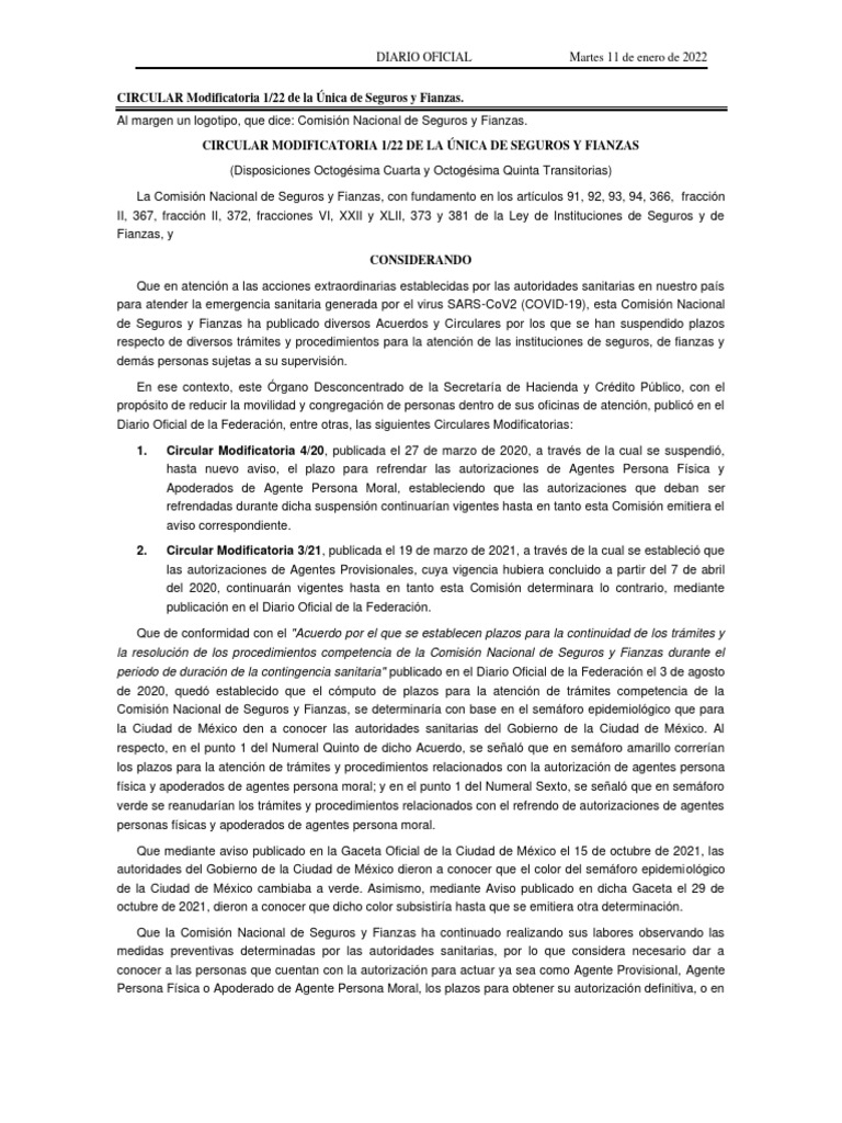 Plazos de Autorización y Refrendo 2022 | PDF | Semáforo | México