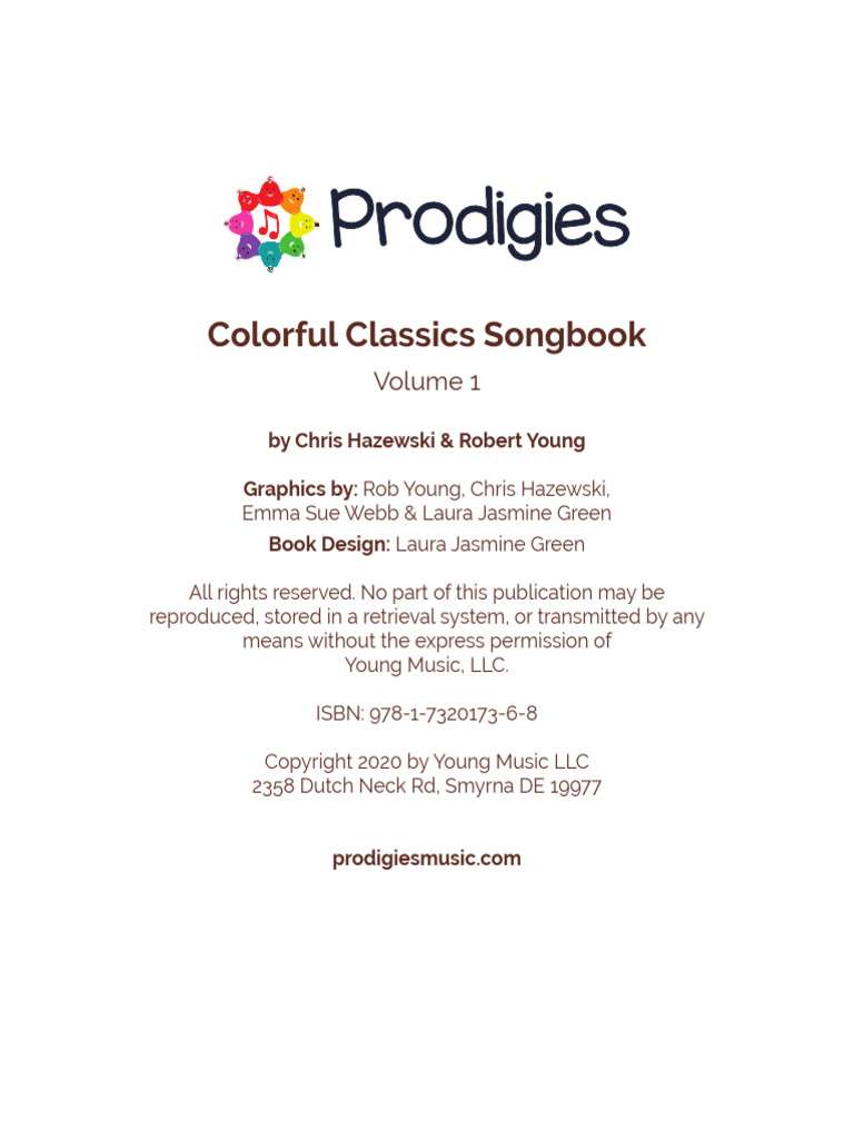 Colorful Classics Songbook Prodigies Songbook | PDF | Entertainment ...