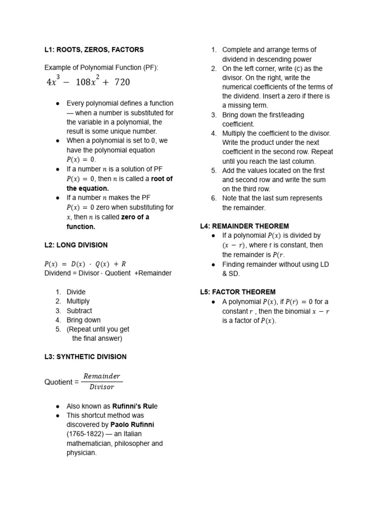 Math 2ND Quarter G10 | PDF | Polynomial | Factorization
