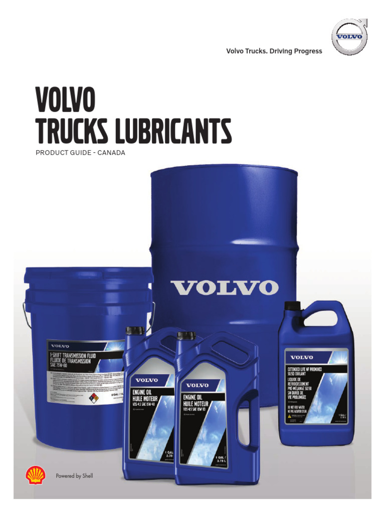 Volvo Trucks Lubricants | PDF