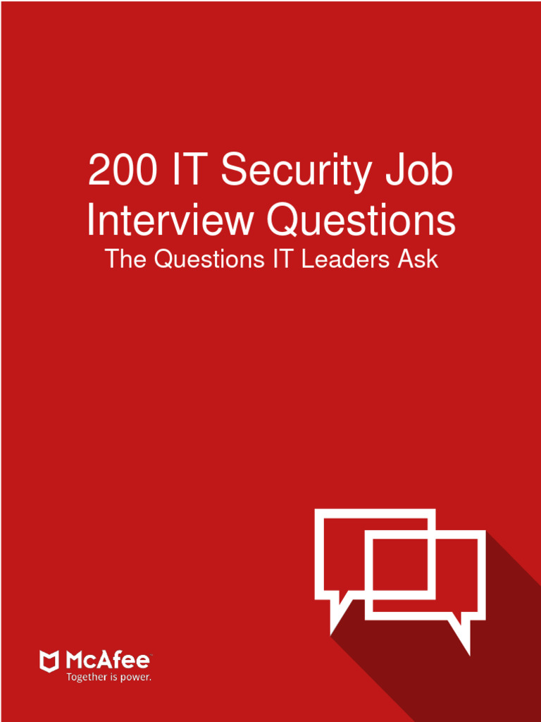 IT Security Interview Questions Guide | PDF | Information Security ...