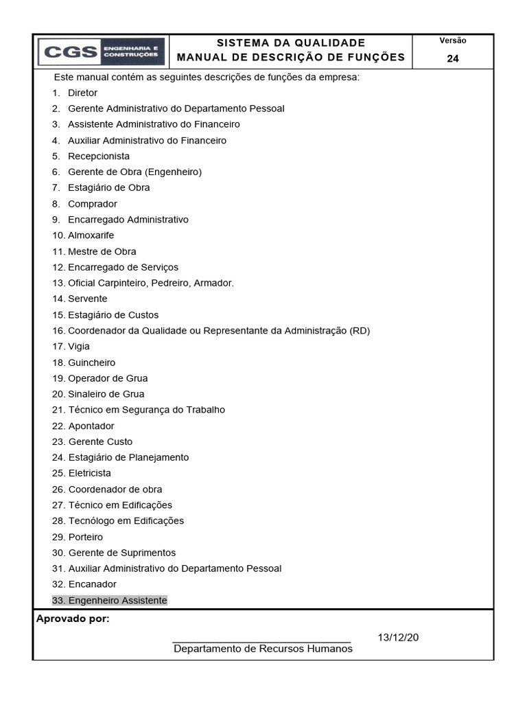 Manual Das Funções - Revisado | PDF | Conta de transação | Qualidade ...