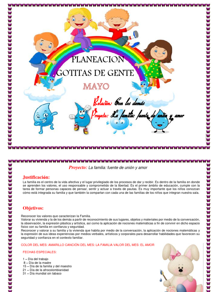 PLANEACIÓN MAYO Actualizado | PDF | Amor