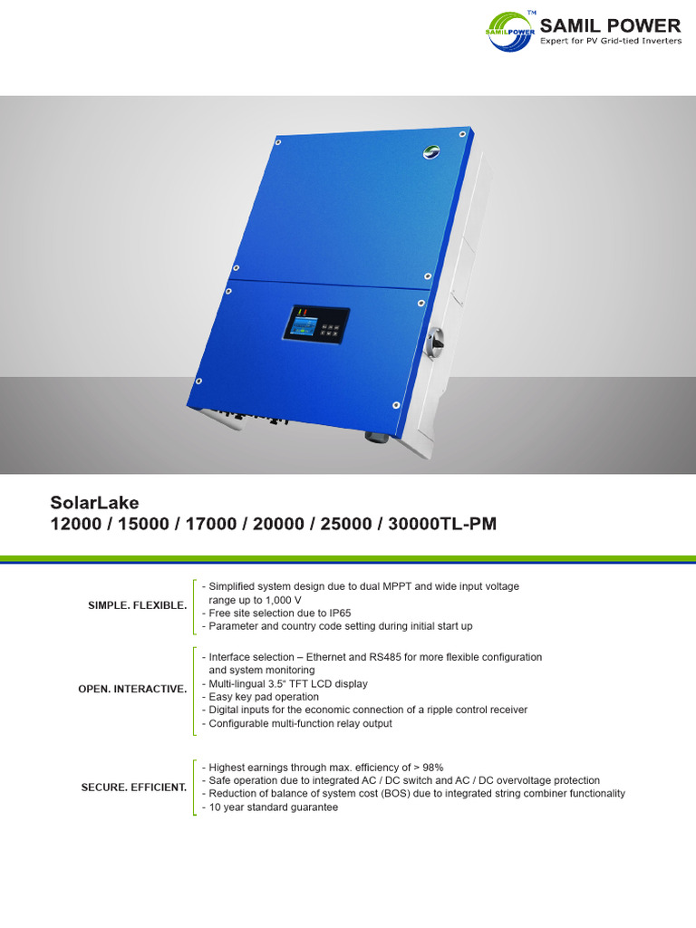 Samil Power | PDF | Alternating Current | Electrical Grid