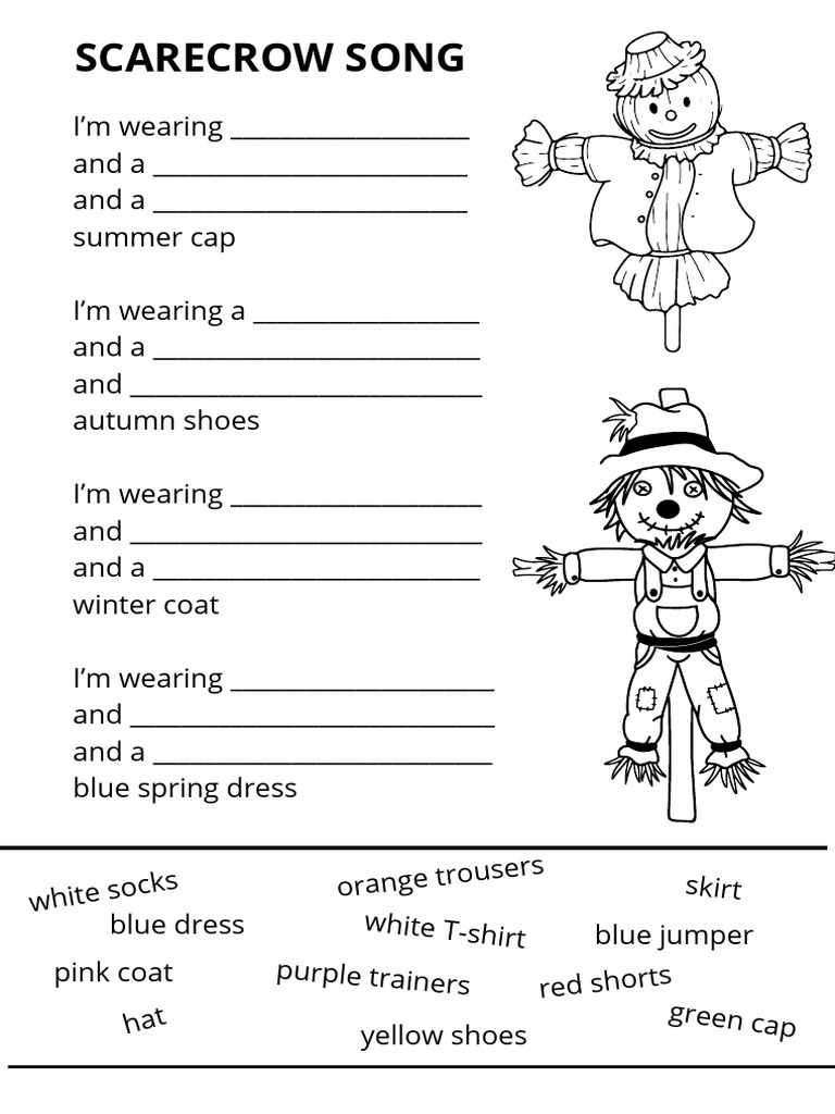Scarecrow Song - Karta Pracy | PDF