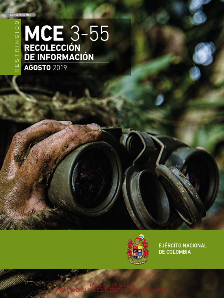 Mce 3-55 Recolección de Información | PDF | Personal (militar ...