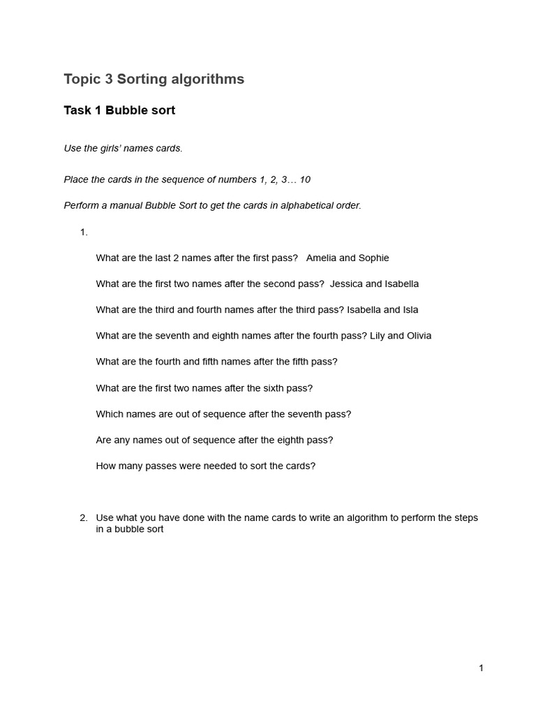 Algorithms Worksheet 3 Pdf Applied Mathematics Discrete Mathematics