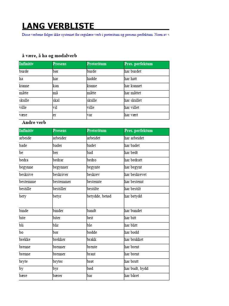 Regular Verb (Simdik+gecmis) | PDF