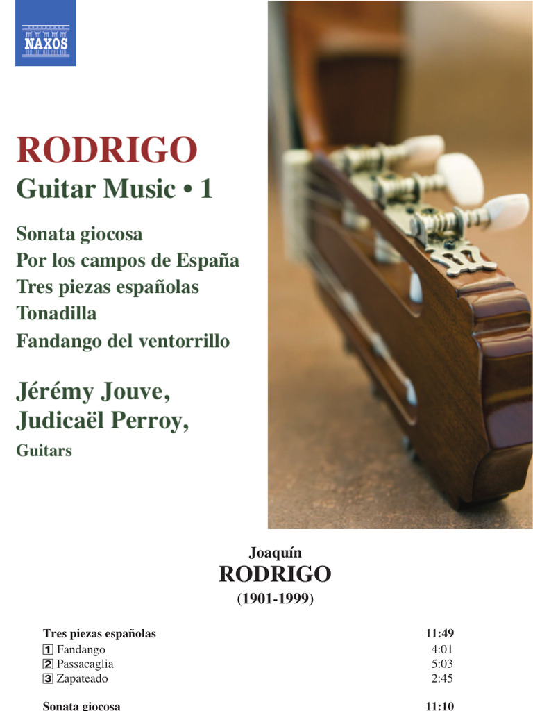 Rodrigo: Guitar Music | PDF | Concerto | Compositions musicales