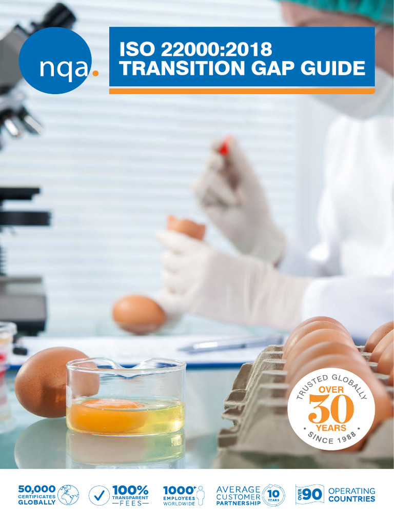 NQA ISO 22000 Transition Gap Guide | PDF | Audit | Risk