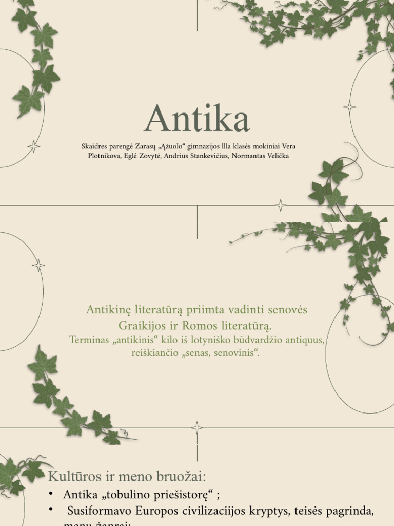 Antika | PDF