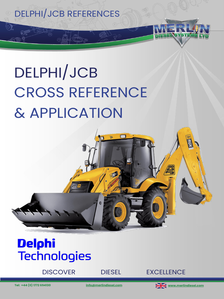 JCB Cross Reference and Application List | PDF | Vehicle Parts | Vehicle Technology