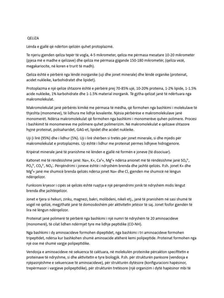 Histologji, Afati Janar . | PDF