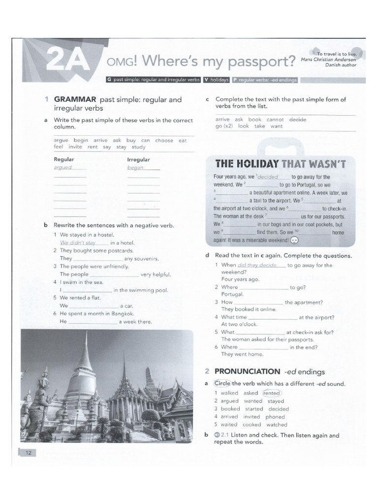 EF 4e Pre-Int WB - 2A | PDF