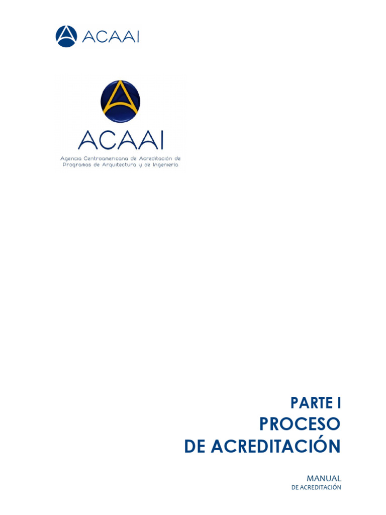 Proceso de Acreditación en ACAAI | PDF | Evaluación