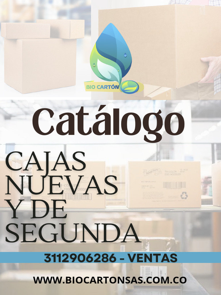 Cajas Nuevas y de Segunda Biocarton S.A.S | PDF | Hogar, jardinería y bricolaje