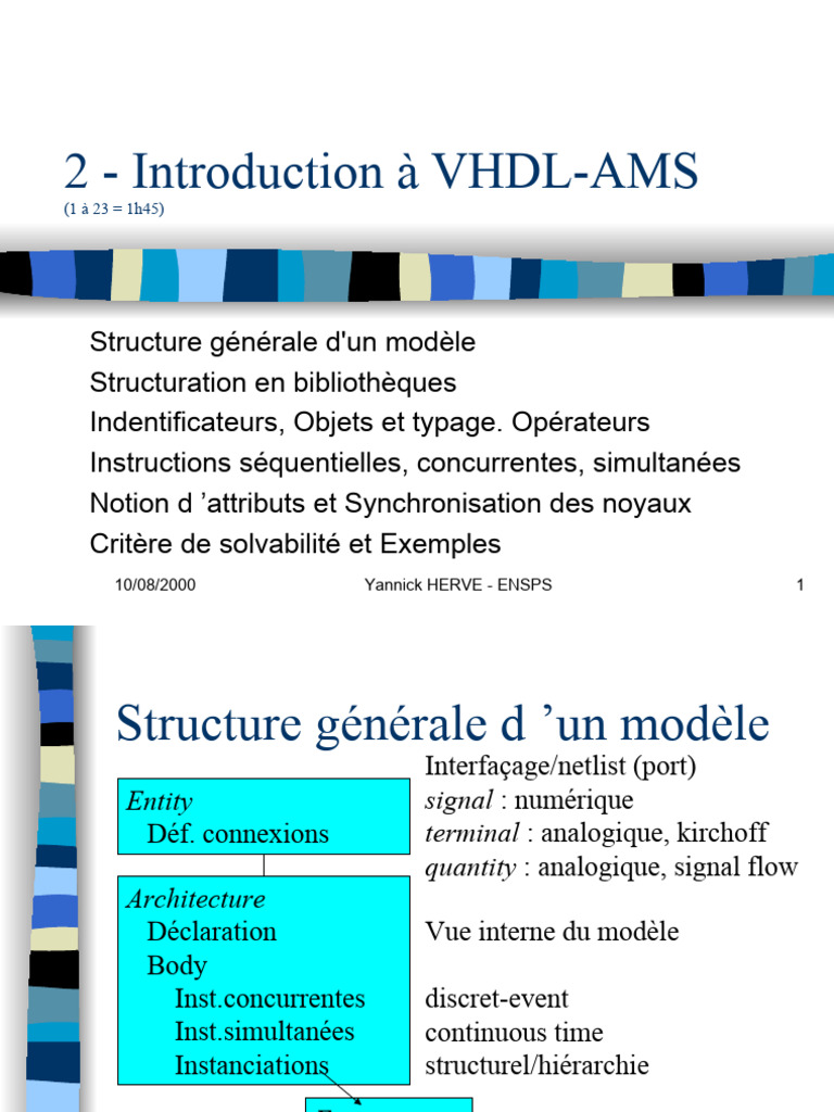 Introduction A VHDL-AMS | PDF | Type de données | Programmation informatique