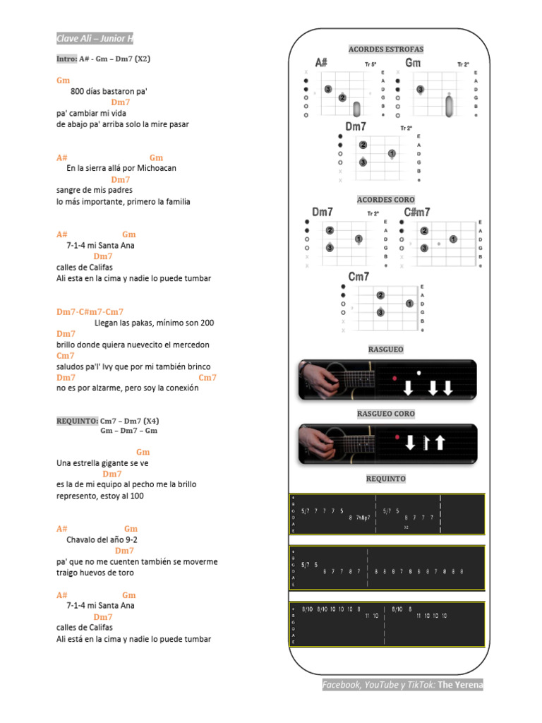 Clave Ali - Junior H | PDF