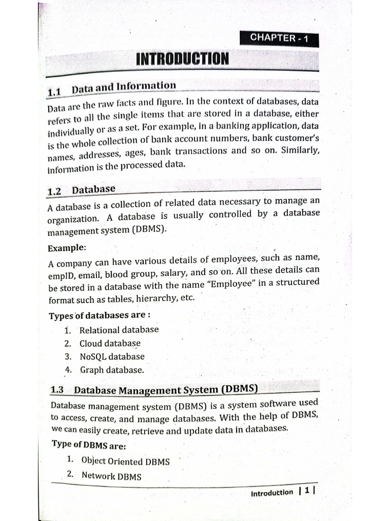 Dbms ch1-4 | PDF