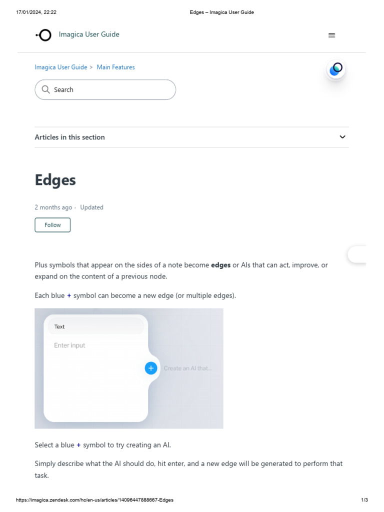 Edges – Imagica User Guide | PDF