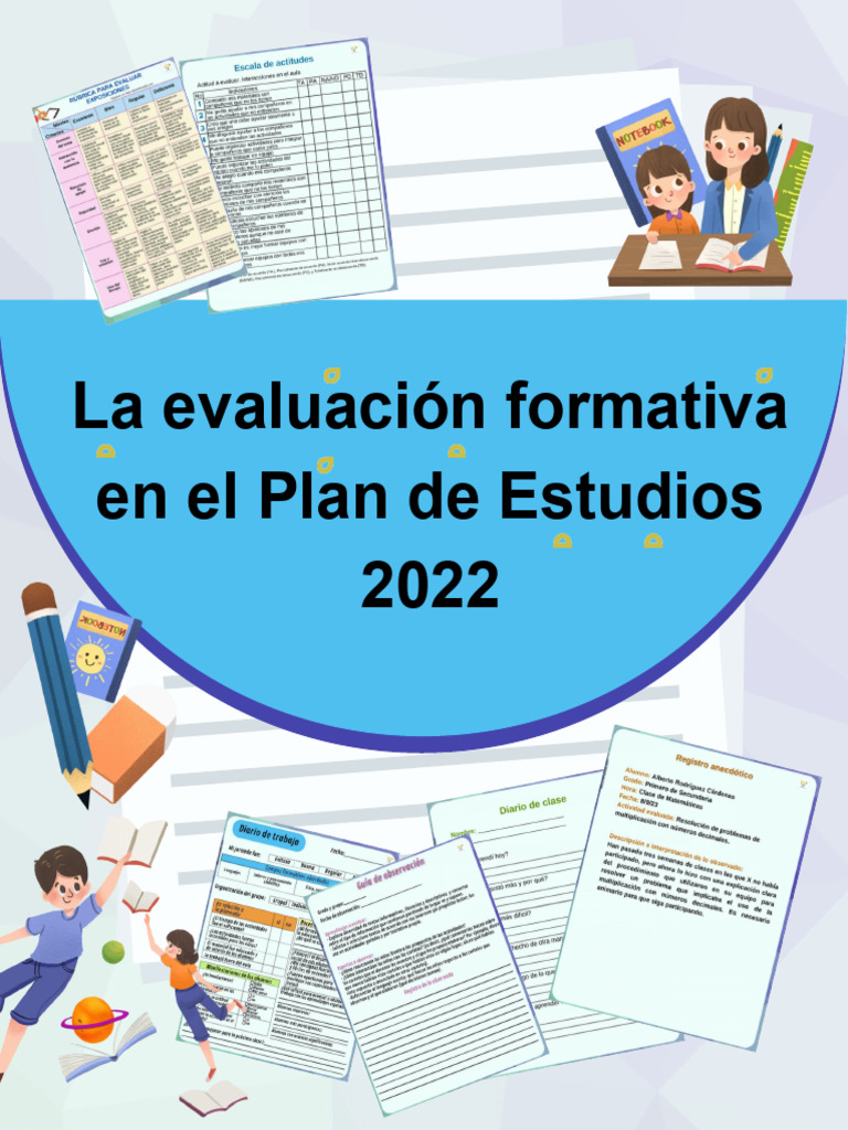 La Evaluacion Formativa en El Plan de Estudios 2022 Resumen e Instrumentos | PDF | Evaluación ...
