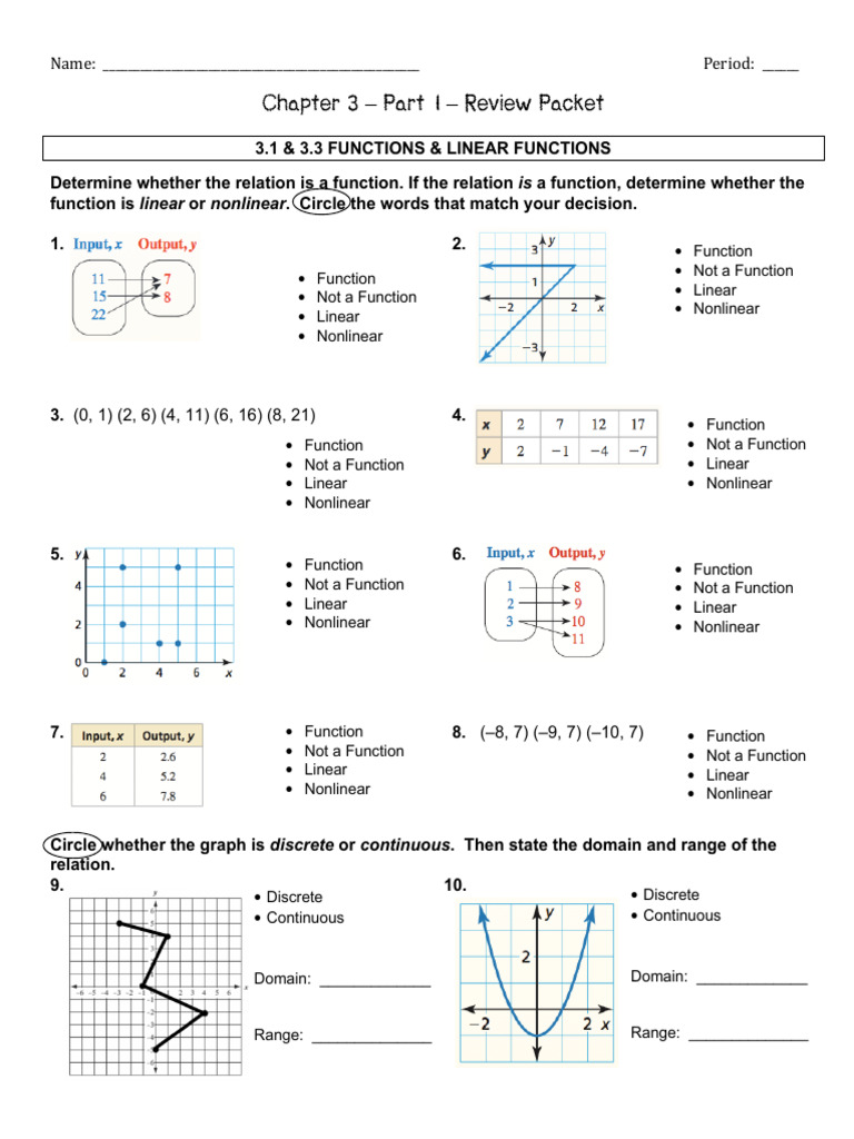 Functions | PDF | Function (Mathematics) | Nonlinear System