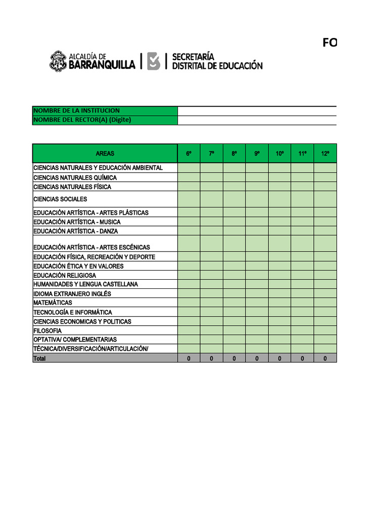 Formato 2023 | PDF | Maestros | Educación de la primera infancia