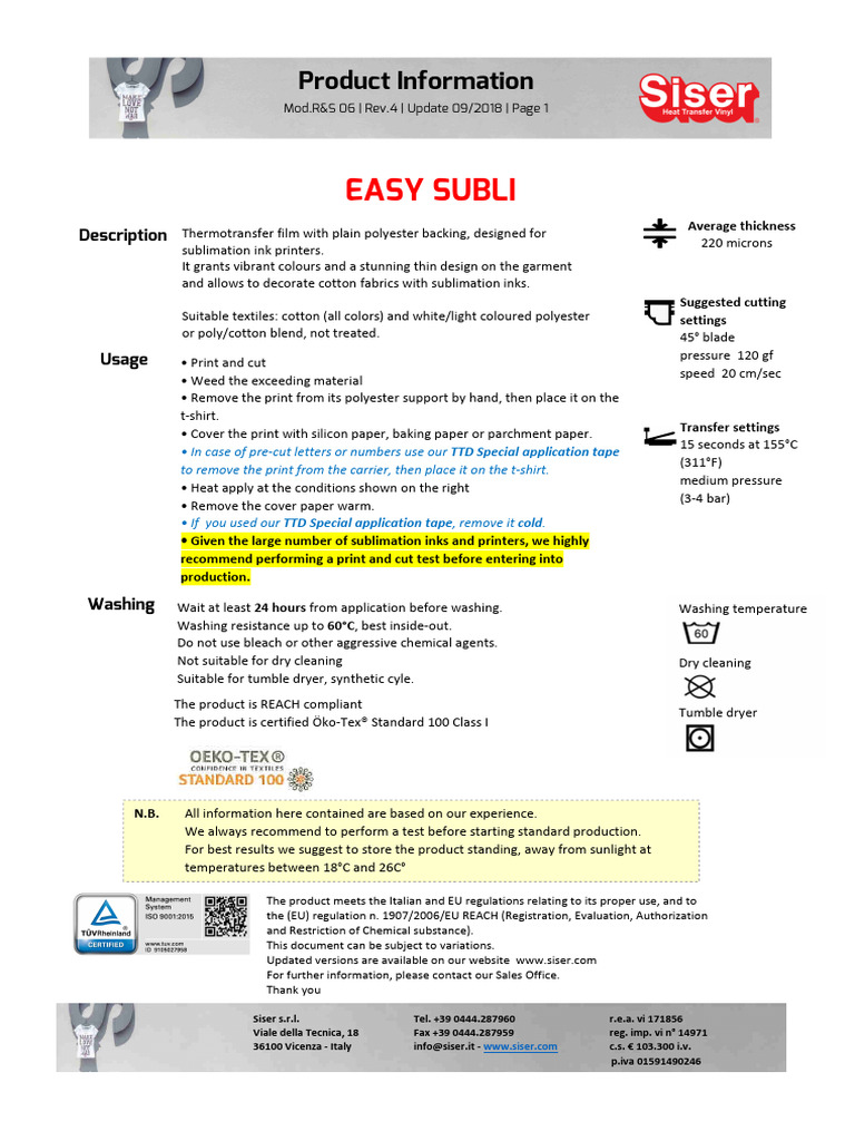 Easy Subli en | PDF | T Shirt | Paper