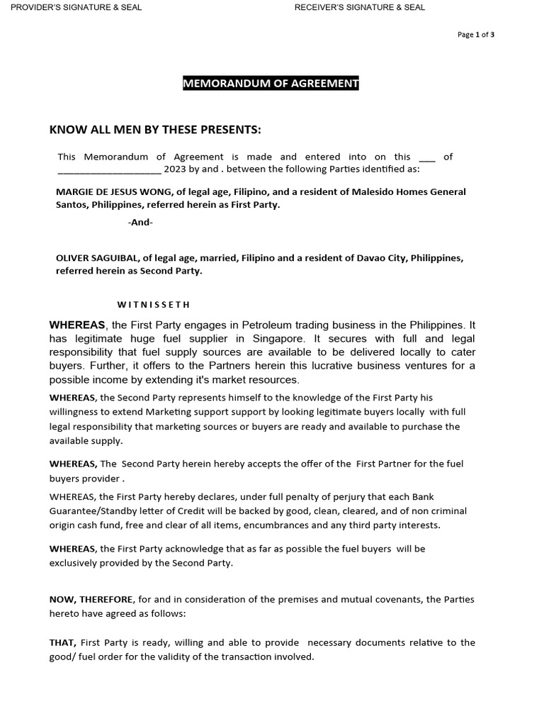 Agreement | PDF | Justice | Crime & Violence