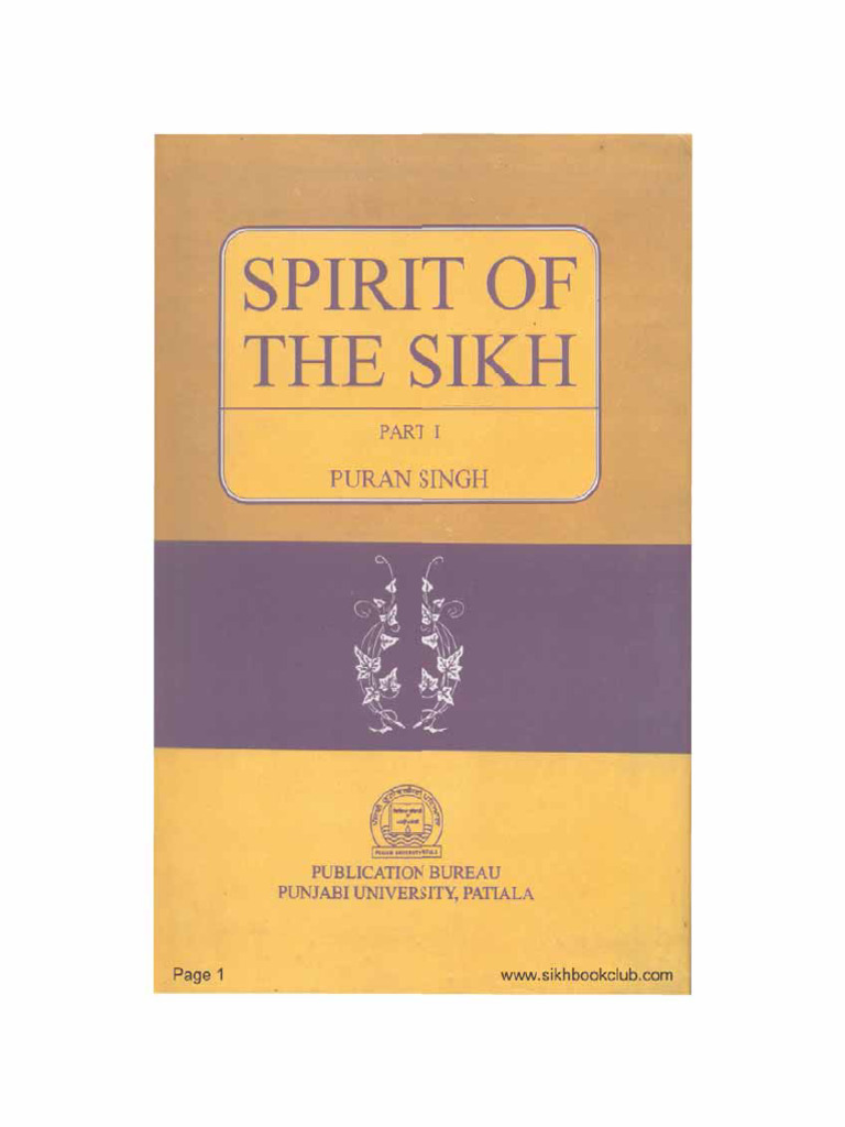 Spirit of The Sikh Part 1 Puran Singh English | PDF