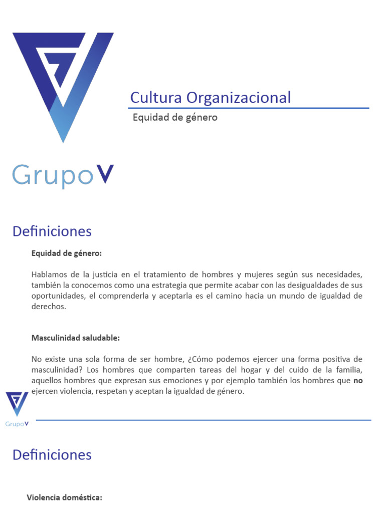 7 - Inducción Inicial Administrativa - Equidad de Género | PDF ... 7 - Inducción Inicial Administrativa - Equidad de Género | PDF ...