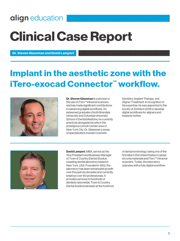Implant in The Aesthetic Zone With The ITero-exocad Connector Workflow (TM) - A017308 - RevA ...